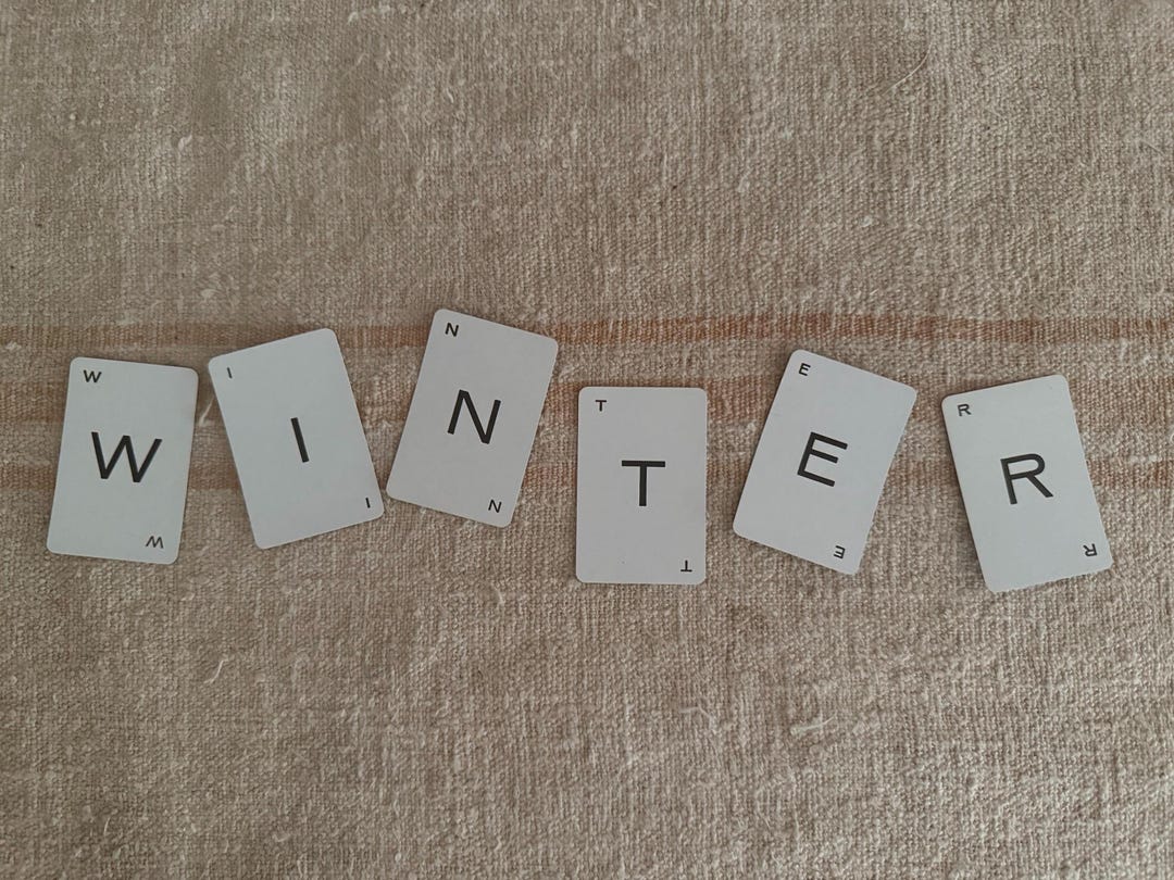 WINTER Vintage Mini Probe Cards / Letter Cards / Paper Ephemera ...