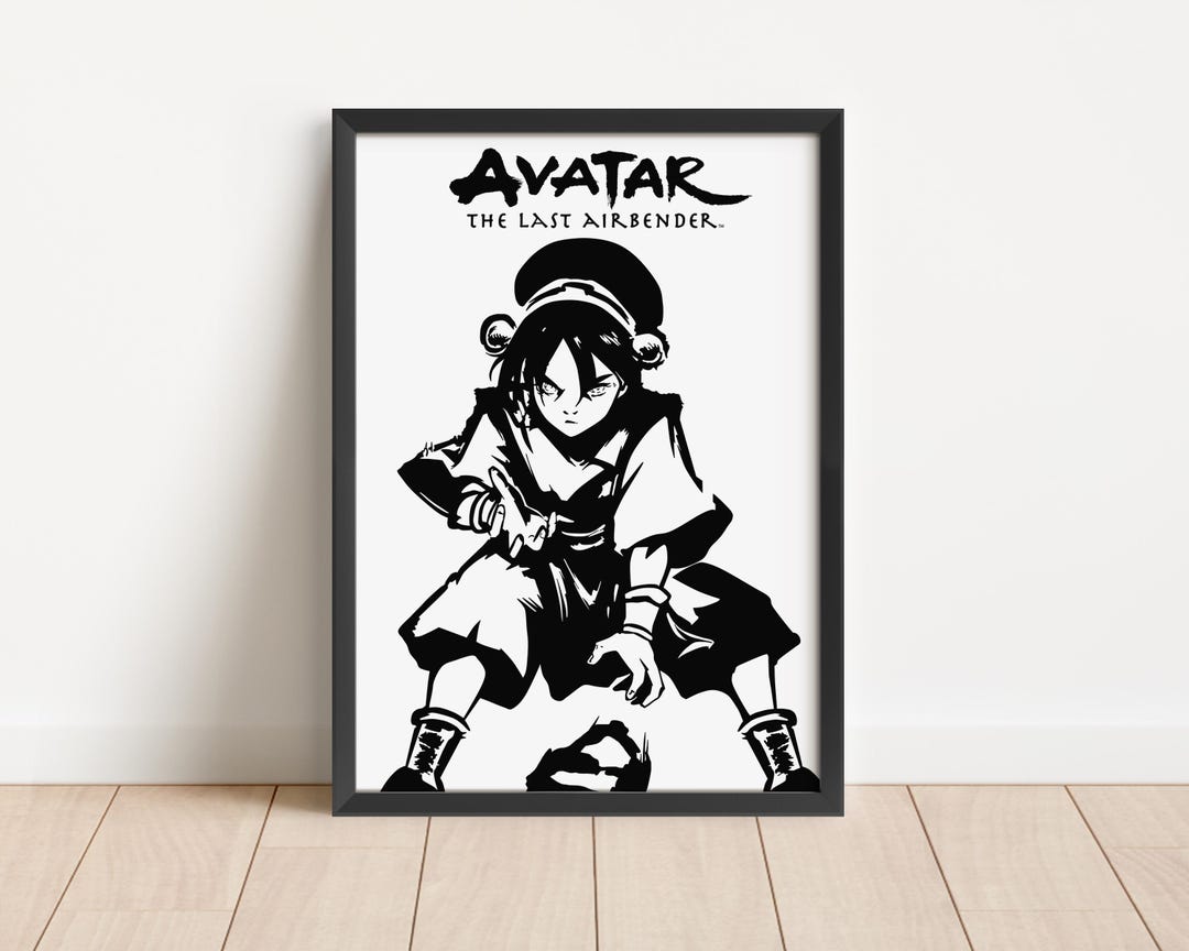 Avatar Last Air Bender Toph Minimalist Poster | Avatar TV Show | Toph ...