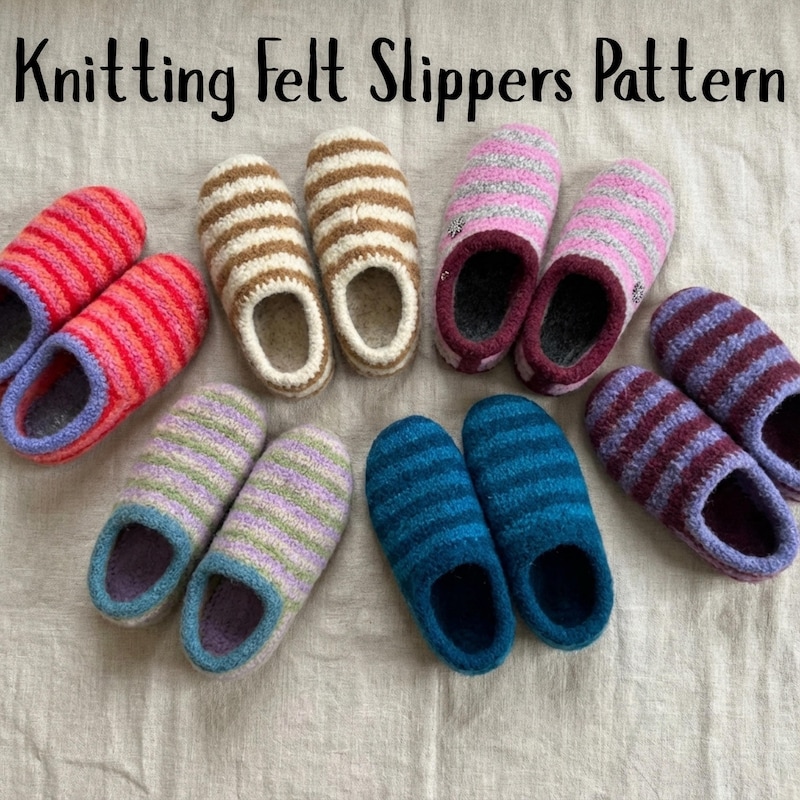 Felted Knit Pattern Bag - Etsy