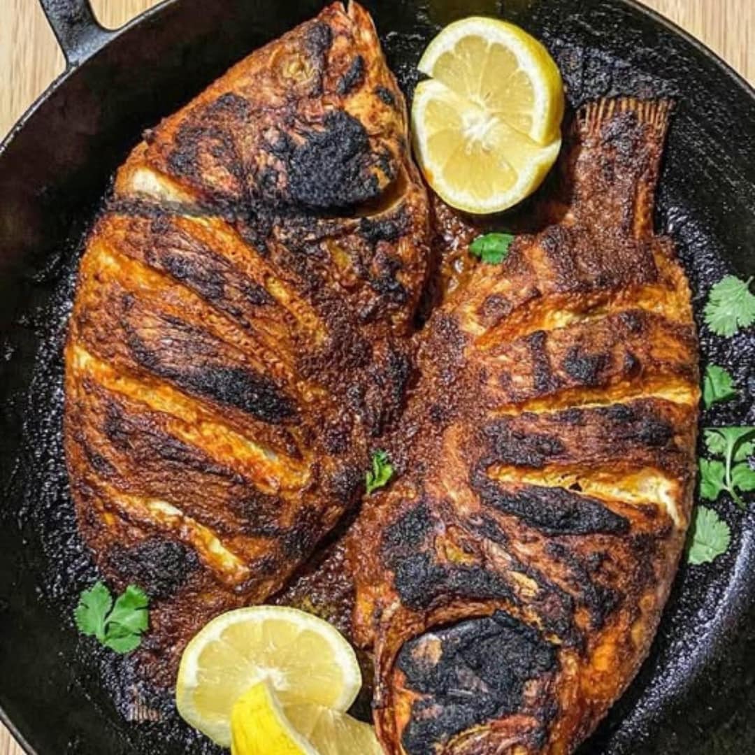 Best Recipe for Grilled Fish With Masala Sauce Recipe PDF | Spicy ...