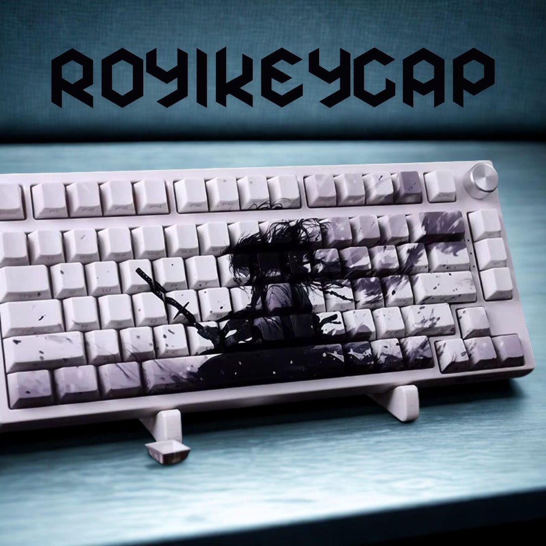 Ink Style PBT Keycap Set: RGB Shine-through 125 Keys Cherry Profile ...