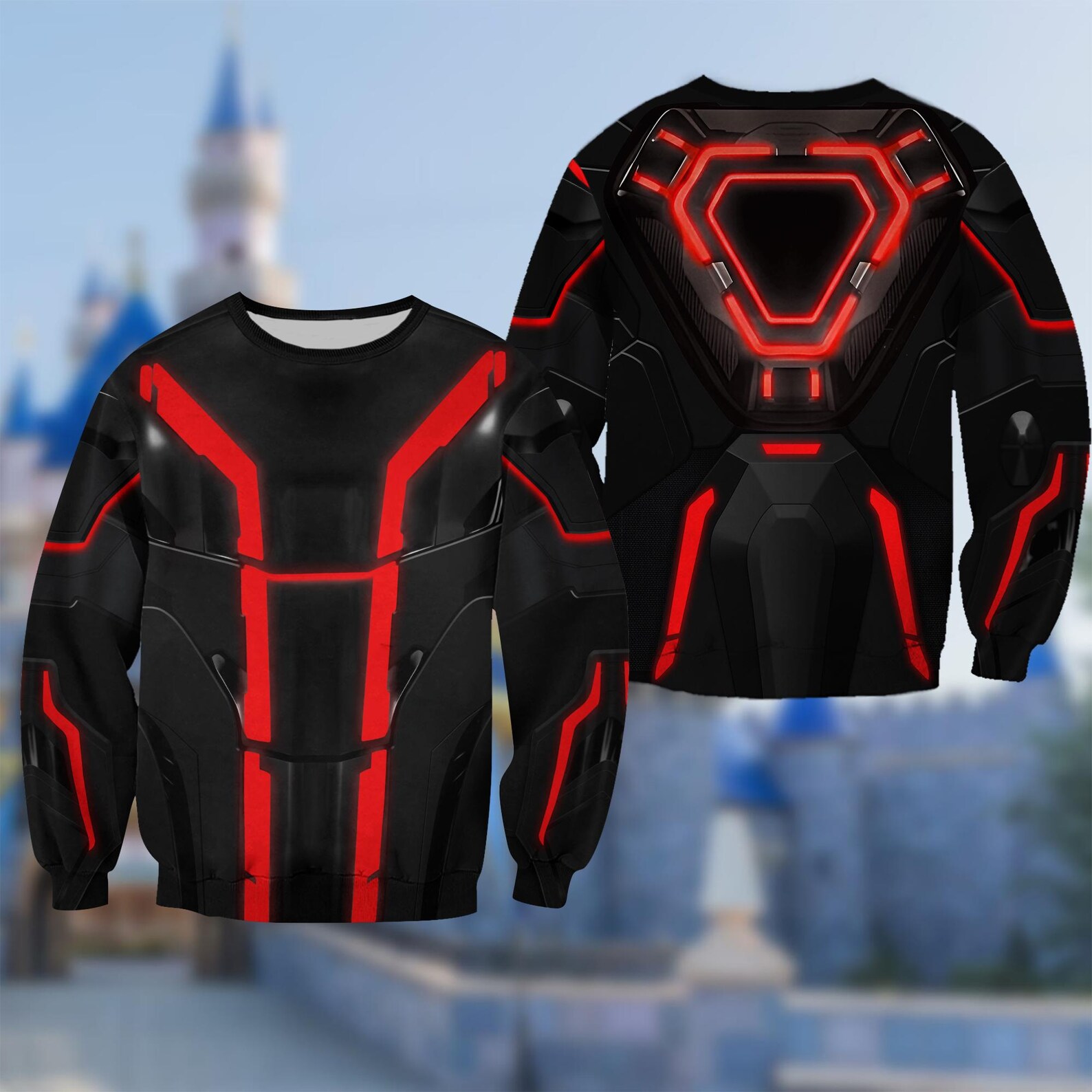 Disney Tron: Ares Halloween Costume 3D Hoodie, Tron Cosplay Costume ...