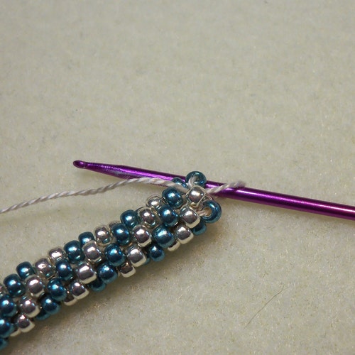 Tutorial Beaded Crochet Rope Etsy Canada