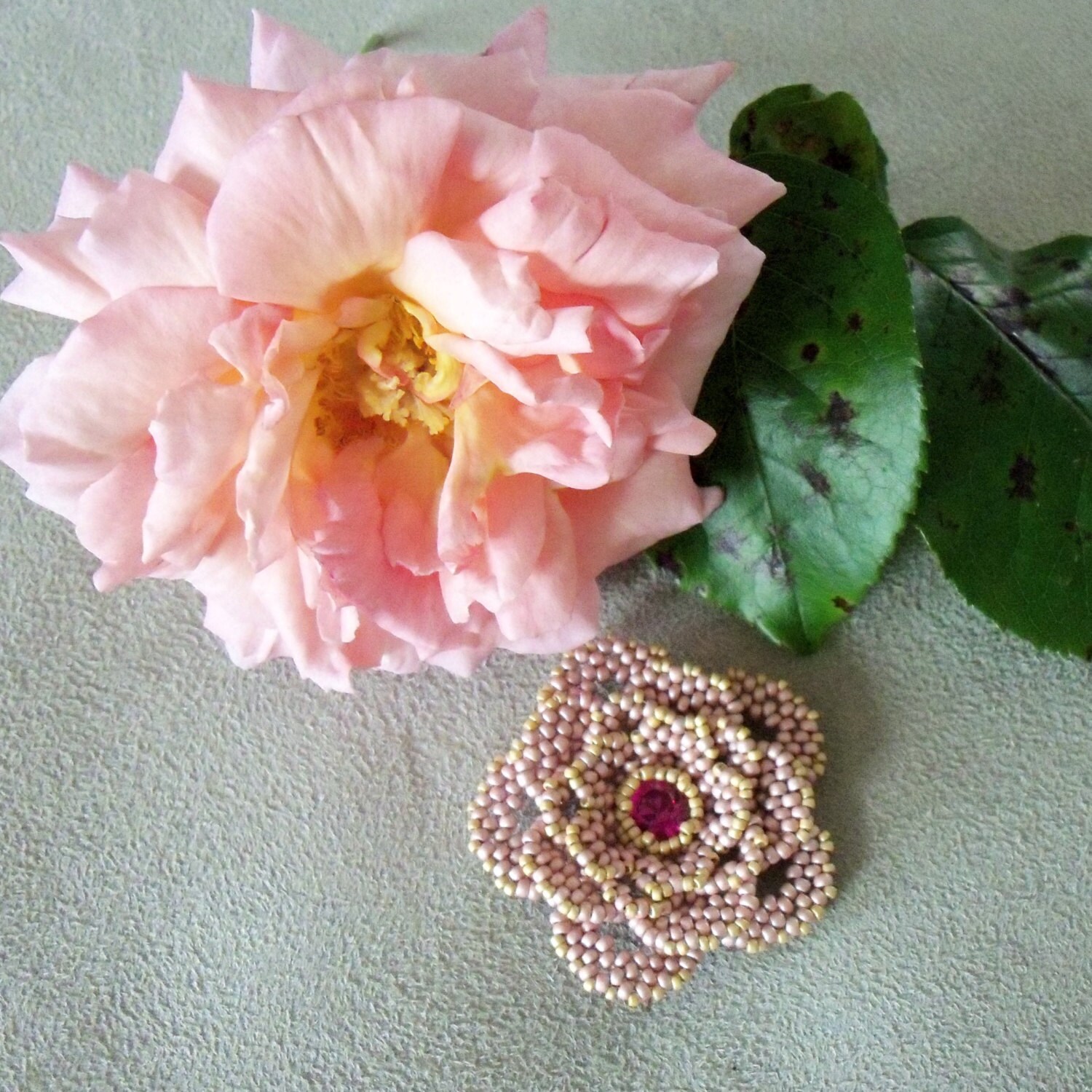 TUTORIAL: Ruffled Rose Necklace - Etsy