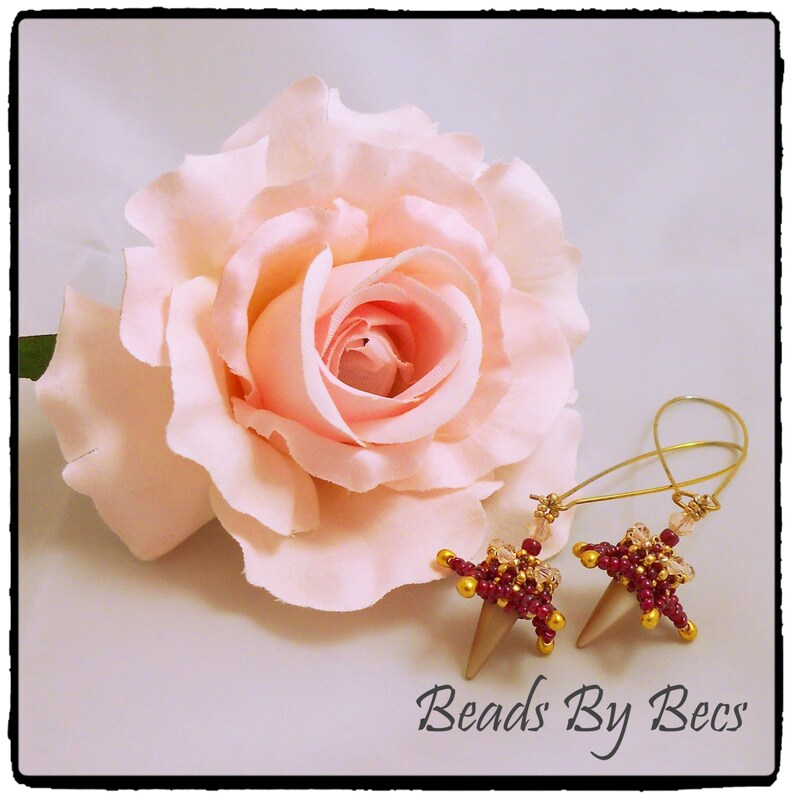 Tutorial: Midnight Fuchsia Earrings - Etsy