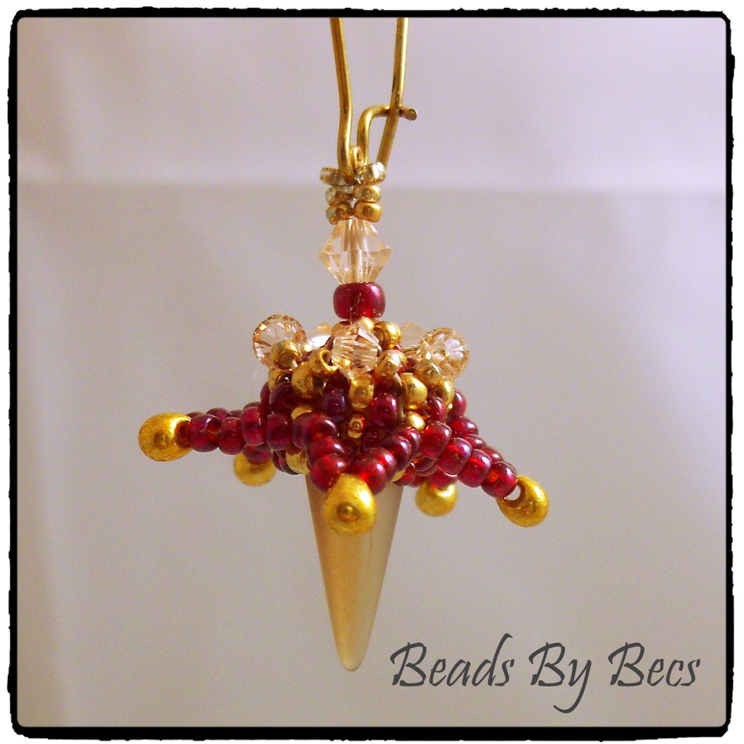 Tutorial: Midnight Fuchsia Earrings - Etsy