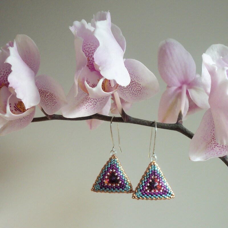 Peyote Earrings - Etsy
