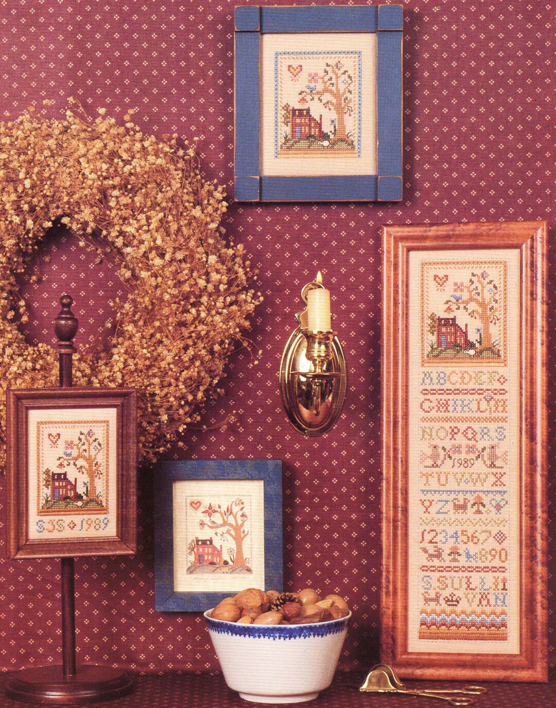 Homespun Band Sampler ~ PAPER SHIPPED Pattern ~ Cross Stitch Design - Etsy