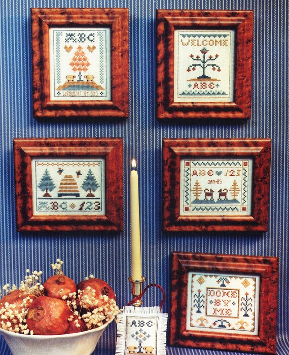 Miniature Samplers II Reprint Cross Stitch Pattern | Etsy
