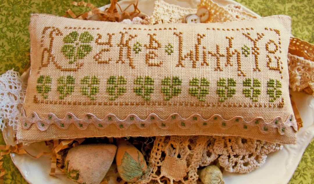 Luck Be With You ~ Cross Stitch Pattern ~ PAPER/SHIPPED PATTERN - Etsy