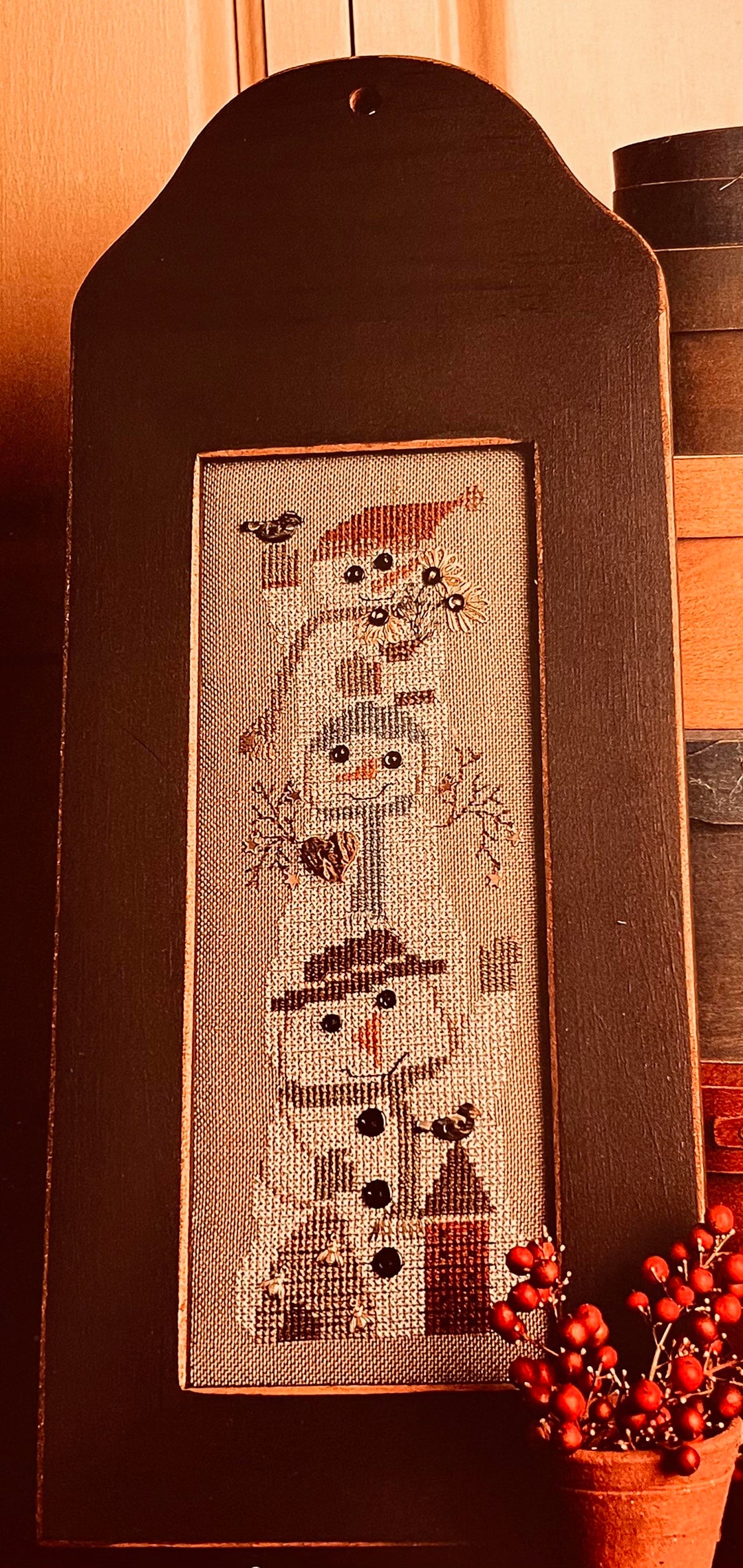 Stack of Snowmen ~ Cross Stitch Pattern ~ DIGITAL DOWNLOAD - Etsy