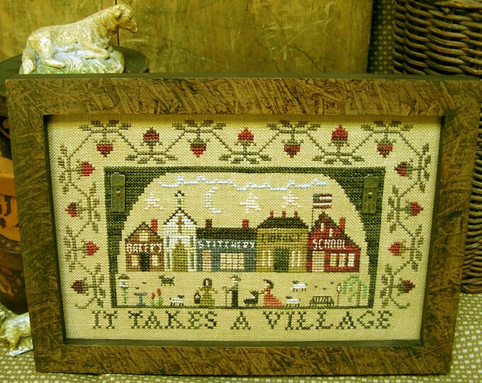It Takes A Village Cross Stitch Design - Etsy