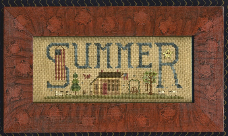 Scenes of Summer~cross Stitch Pattern - Etsy