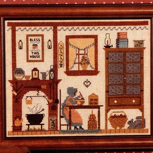 Country Kitchen ~ Cross Stitch Pattern ~ Reprint - Etsy