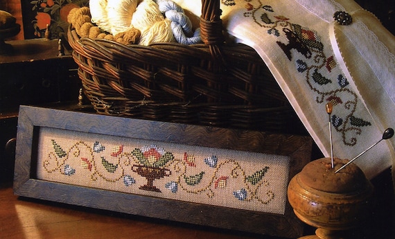 Colonial Urn Cross Stitch Pattern | Etsy