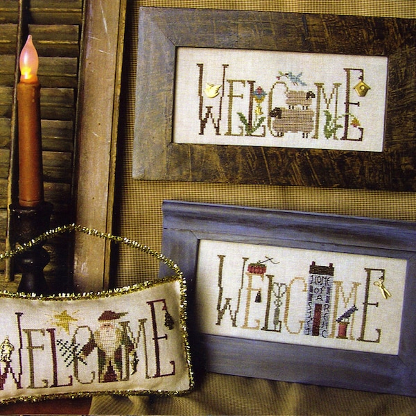 Welcome Home Cross Stitch Pattern - Etsy