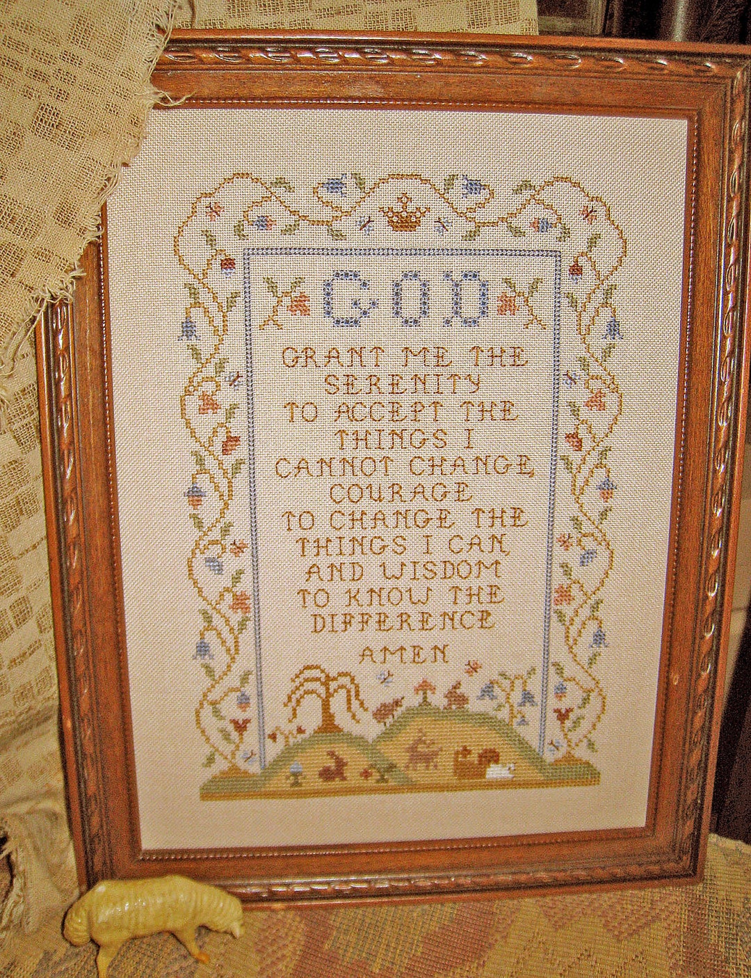 Serenity Prayer~cross Stitch Pattern - Etsy