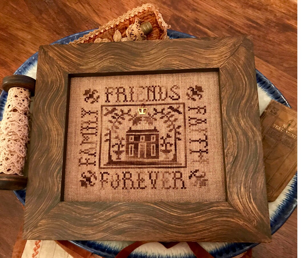 Family, Friends, Faith Forever ~ Cross Stitch Design - Etsy