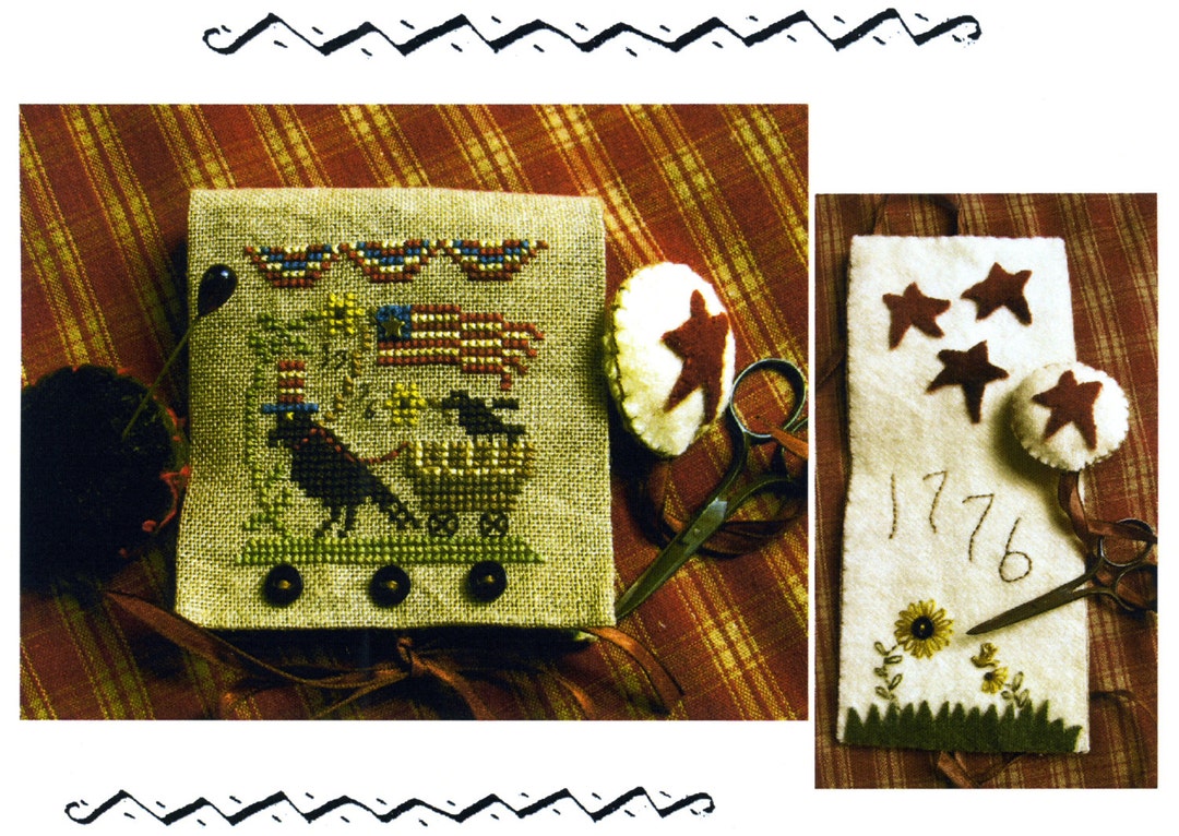 Uncle Sam Crow (cross Stitch Design and Embellishments) - Etsy