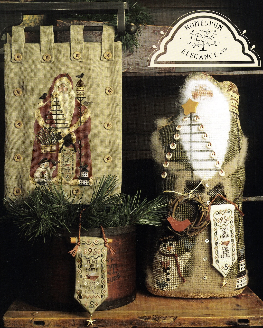 Cinnamon Stick Santa X ~ Santa and His Winter Friends ~ Cross Stitch ...