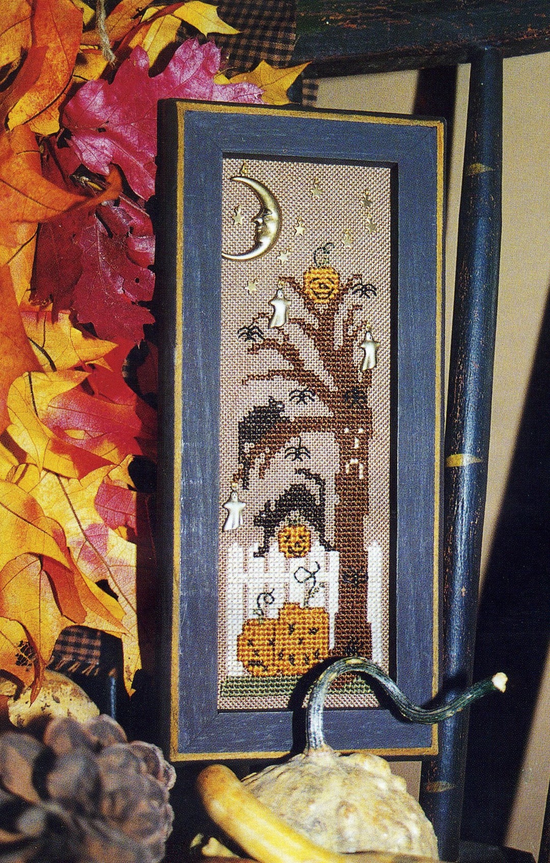 Spooky Tree Cross Stitch Design - Etsy