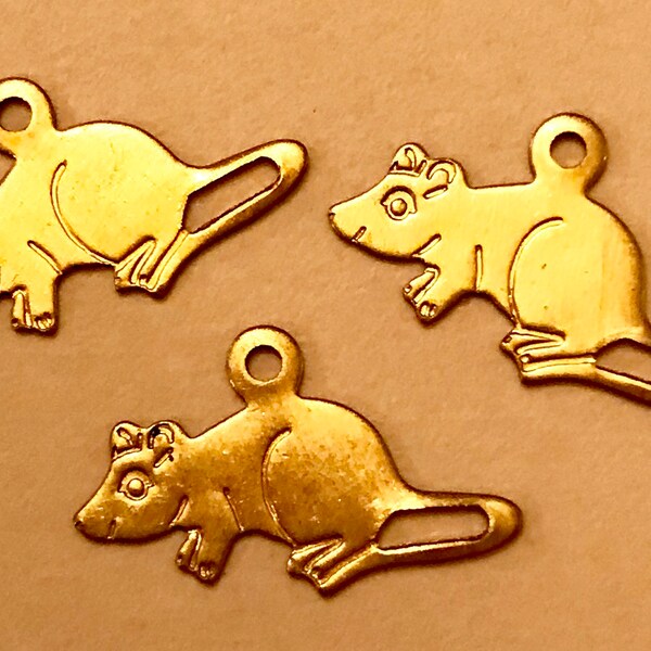 Brass Mouse - Etsy