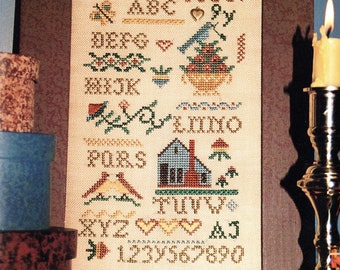 Summer Sampler Downloadable PDF Cross Stitch Pattern - Etsy