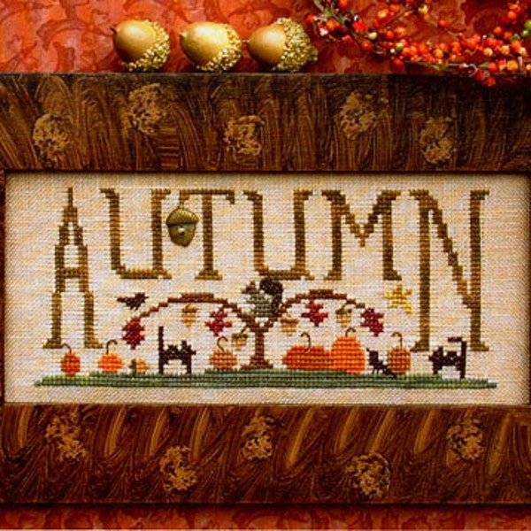 Autumn Cross Stitch - Etsy