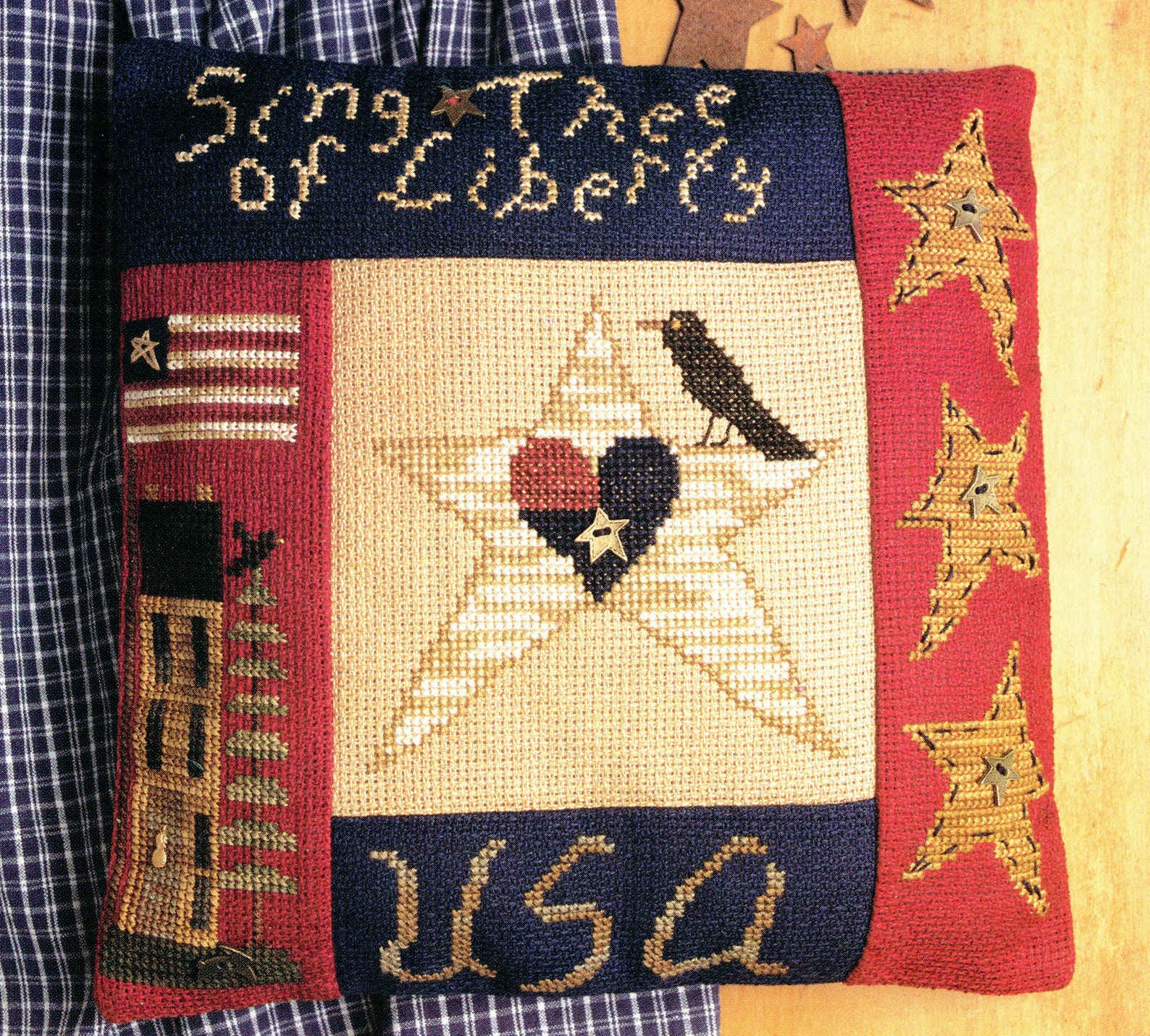Patriotic Patches Cross Stitch Pattern - Etsy