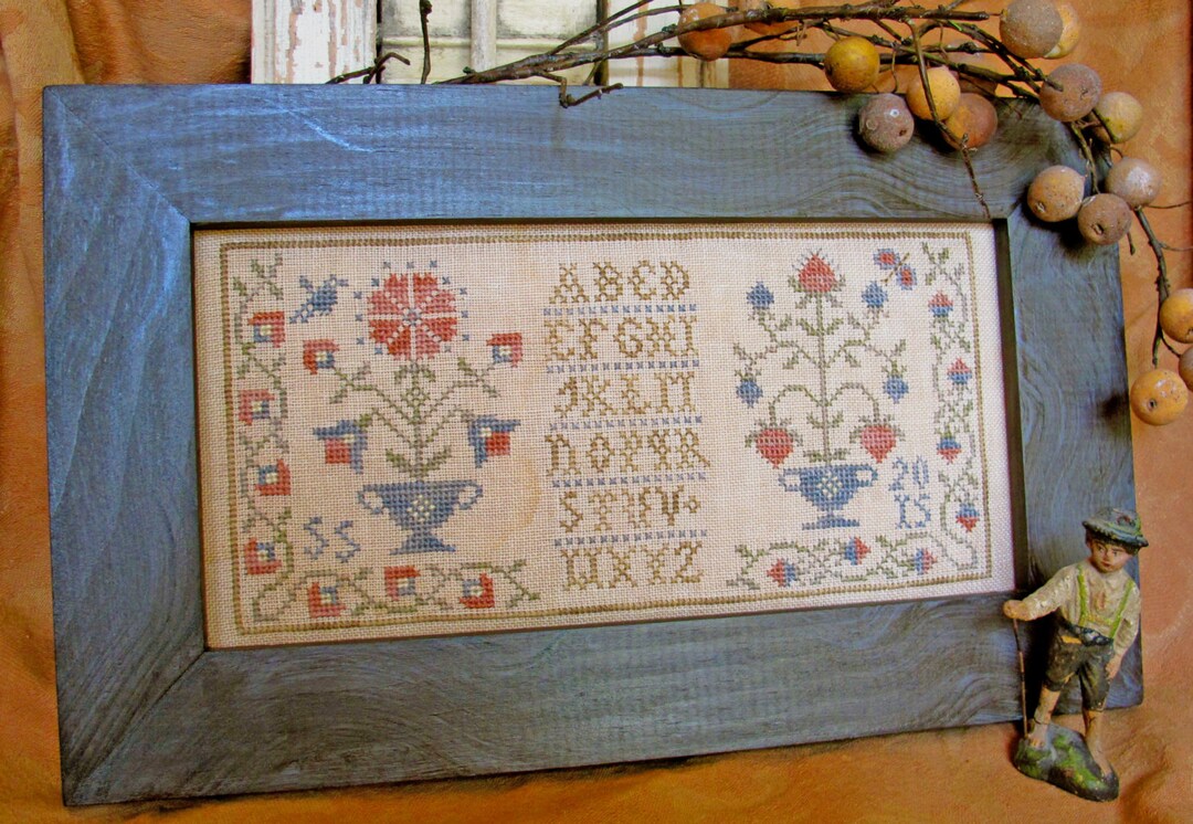 Colonial Flowers I Revisited~cross Stitch Pattern - Etsy