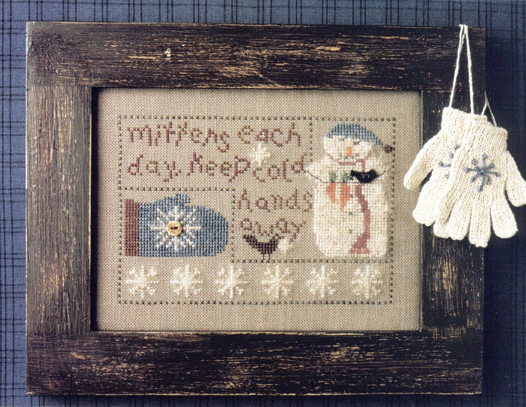 Mittens Each Day ~ Cross Stitch Pattern - Etsy