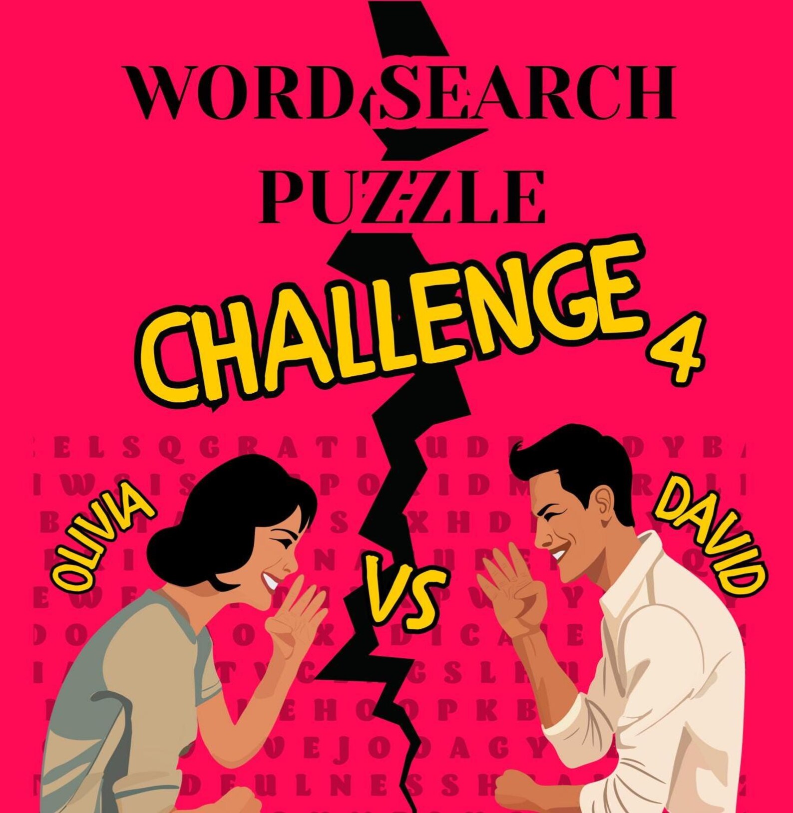 Battle Word Search Book for Two – 50 Challenges, 750 Words – Matching ...