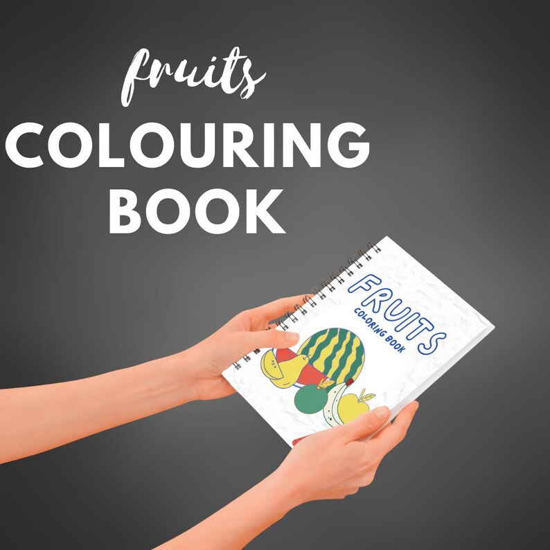 Fruits Colouring Book for Kids | 20 Fun Printable Pages | Educational ...