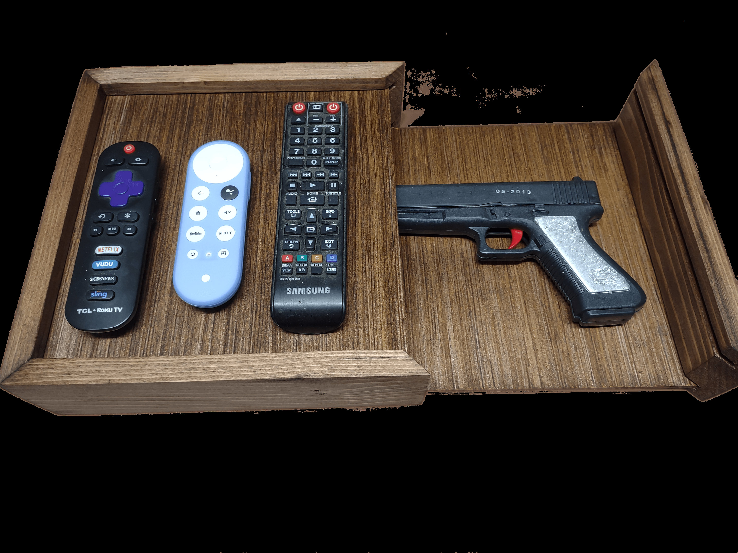 Hidden Gun Storage, EDC Tray, Concealment Every Day Carry, Remote ...