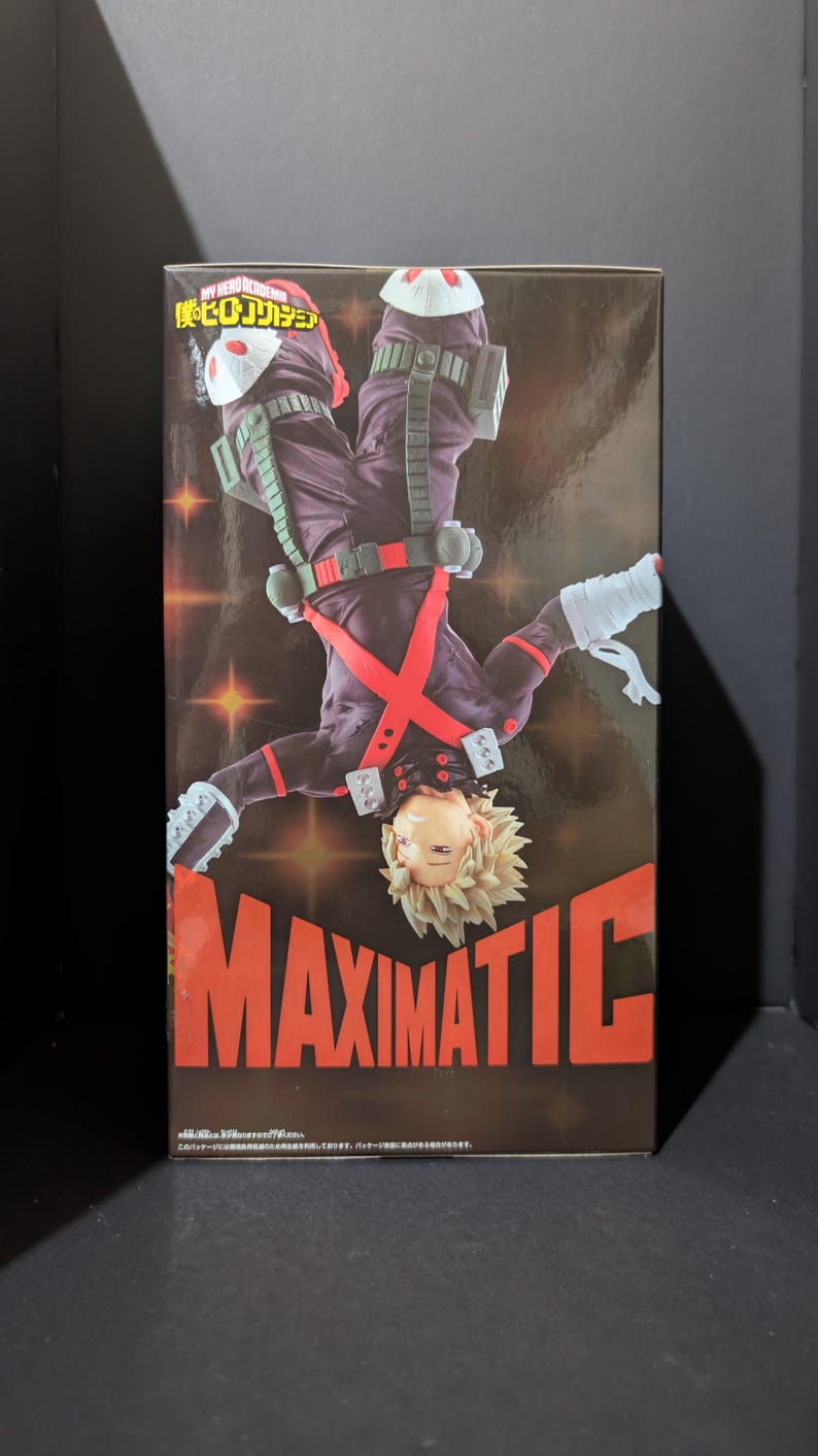 Katsuki Bakugou MAXIMATIC Figure – My Hero Academia – Authentic Boxed ...