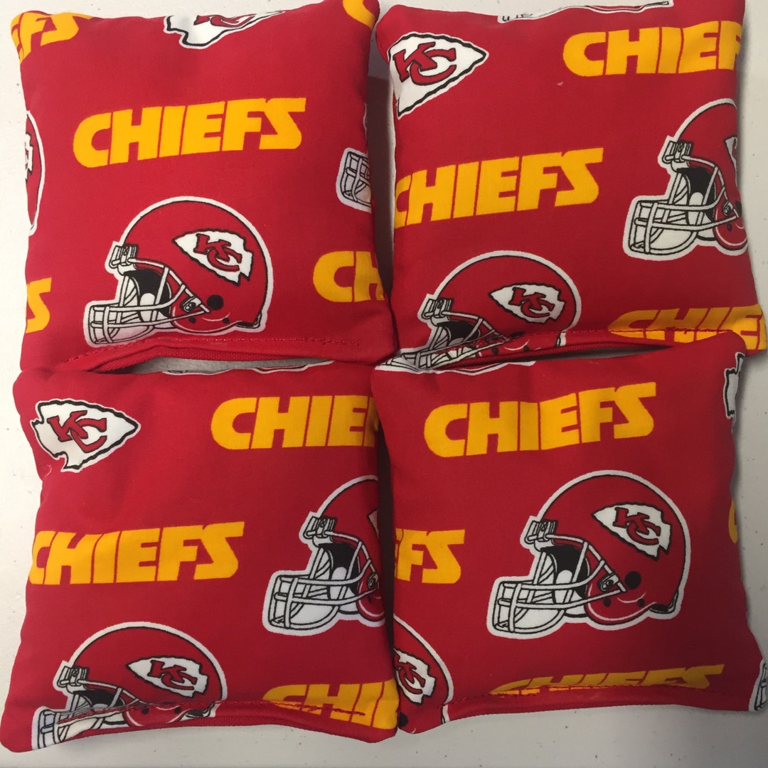 Cornhole Bags Set of 4 Kansas City Chiefs - Etsy