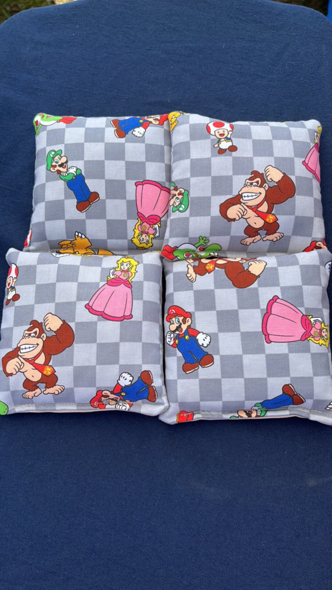 Cornhole Bags Set of 4 Super Mario - Etsy