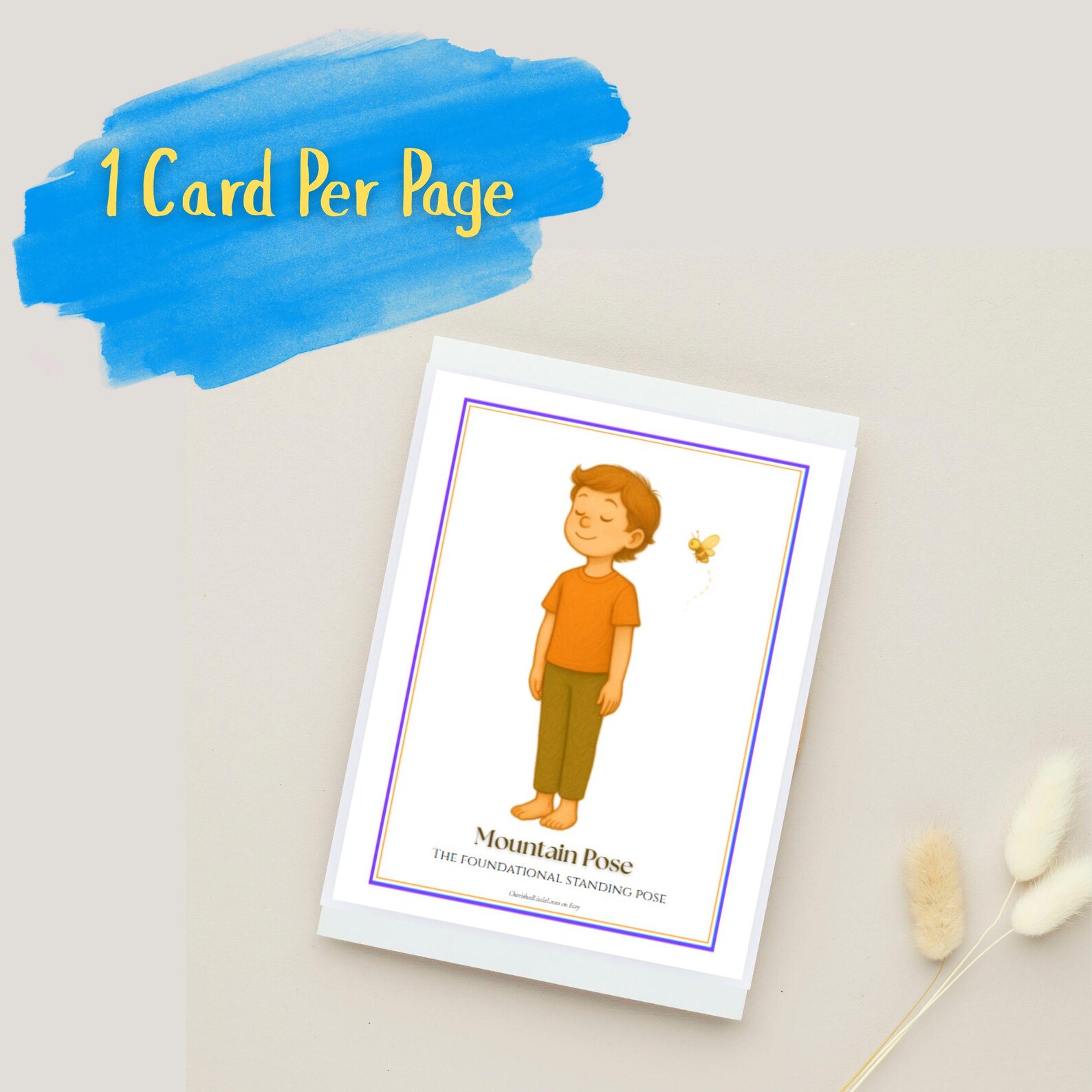 Kids Yoga Poses Flashcards | Printable Movement Activity & Yoga Cards ...