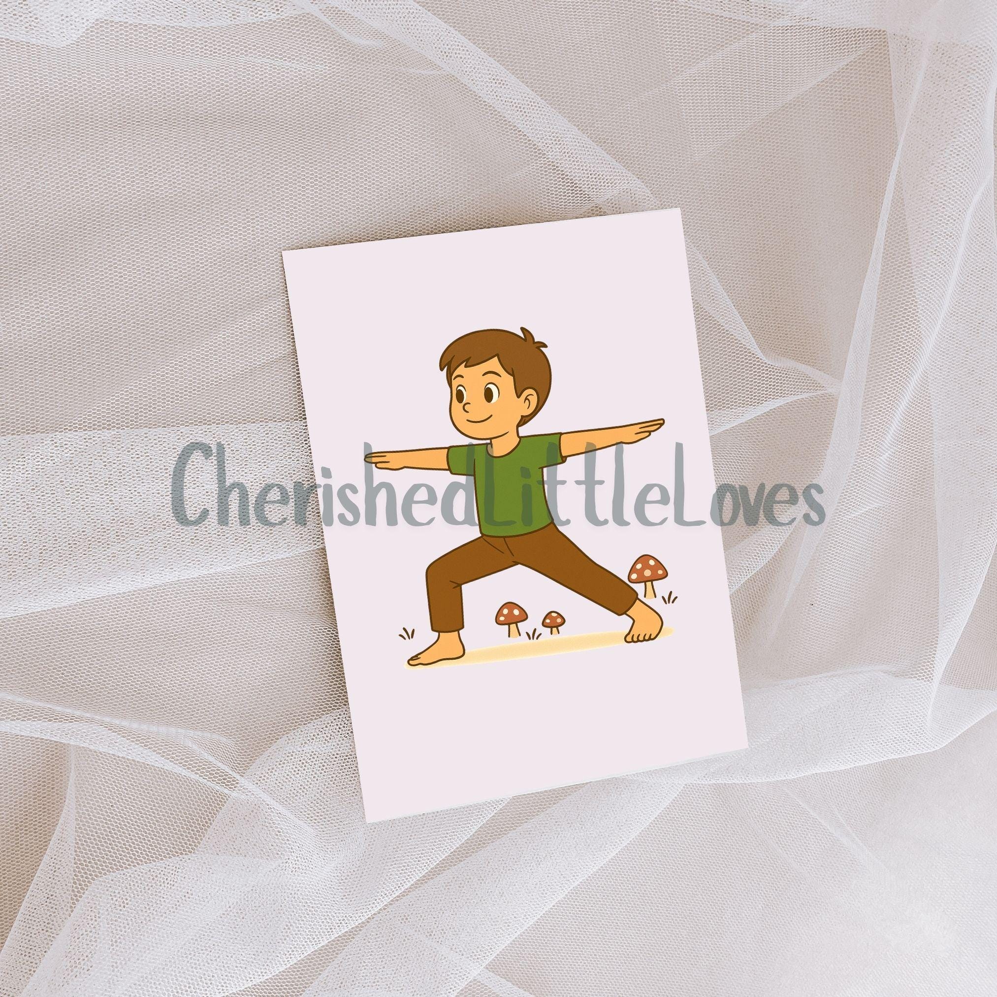 Kids Yoga Poses Flashcards | Printable Movement Activity & Yoga Cards ...