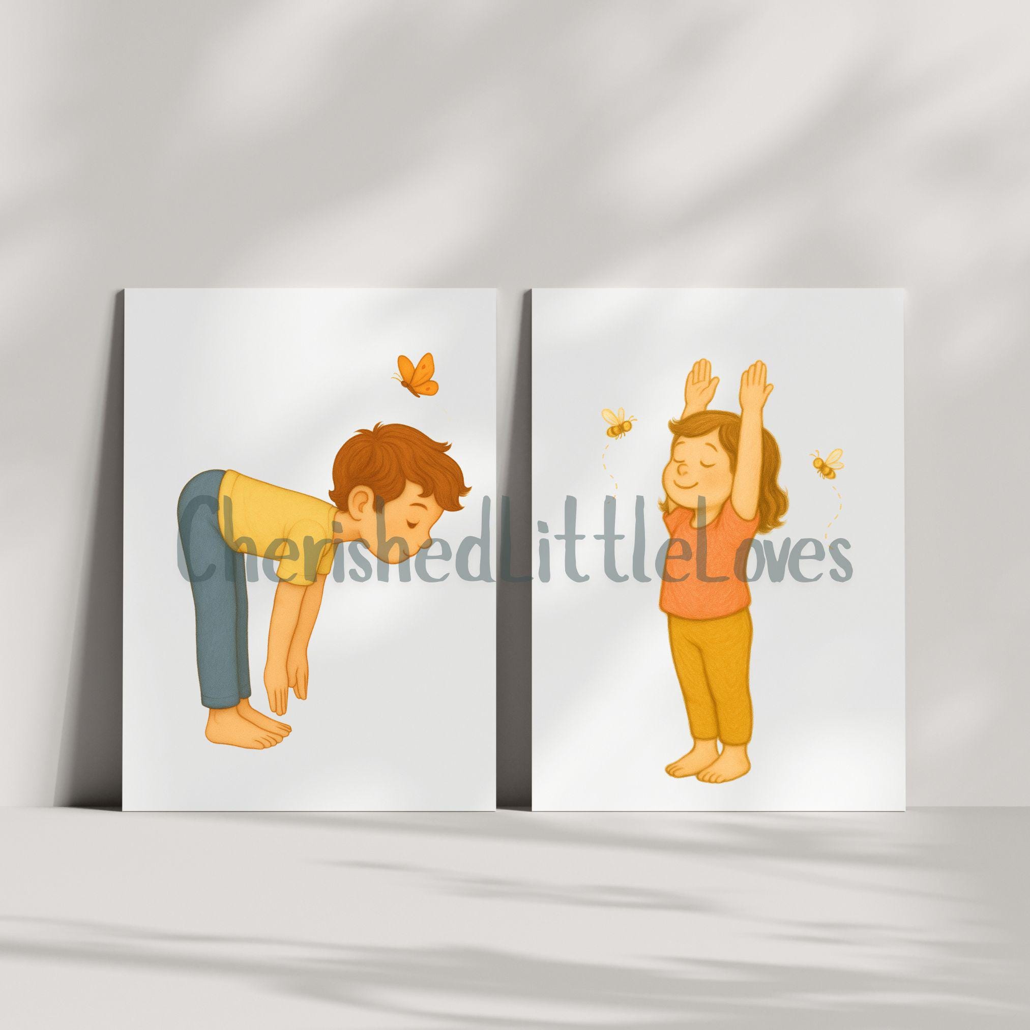 Kids Yoga Poses Flashcards | Printable Movement Activity & Yoga Cards ...