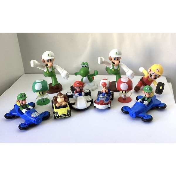 Super Mario Bros Action Figures - Etsy