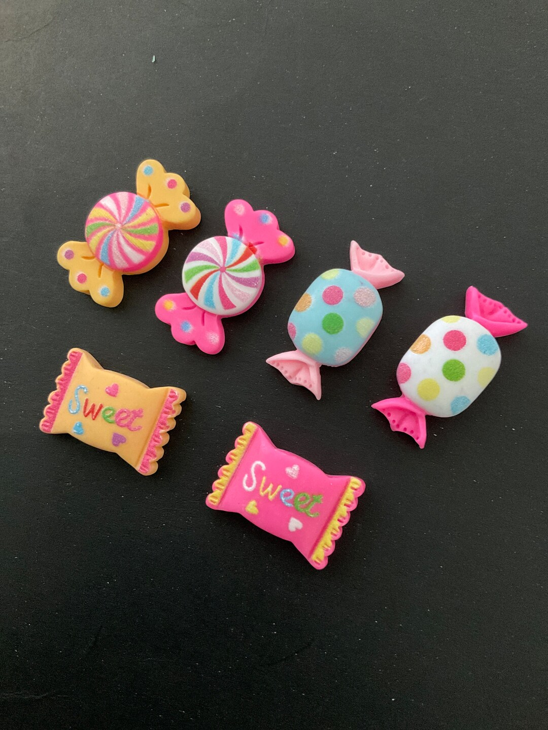 Kawaii Candy Sweets Deco Diy Craft Cabochon Resin Flatback Mix - Etsy