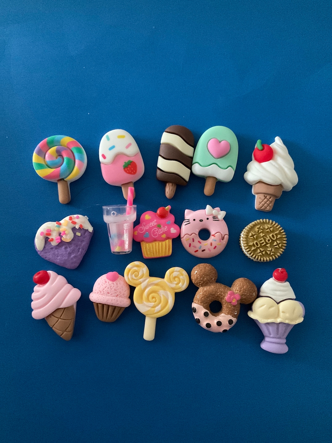 Kawaii Sweets Mix Deco DIY Craft Cabochon Resin Flatback Mix 15pcs 530 ...