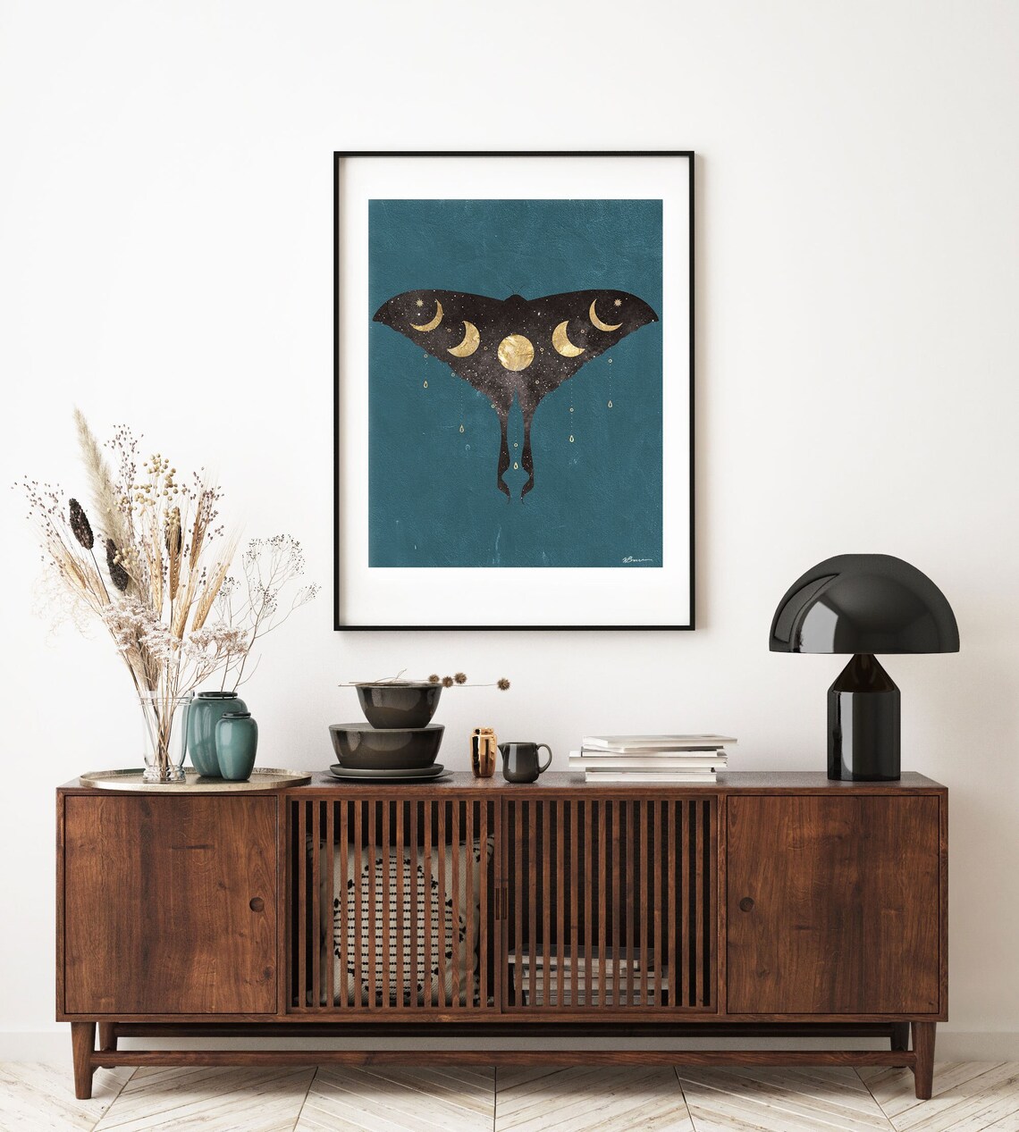 Lunar Moth Print - Digital Download - Etsy