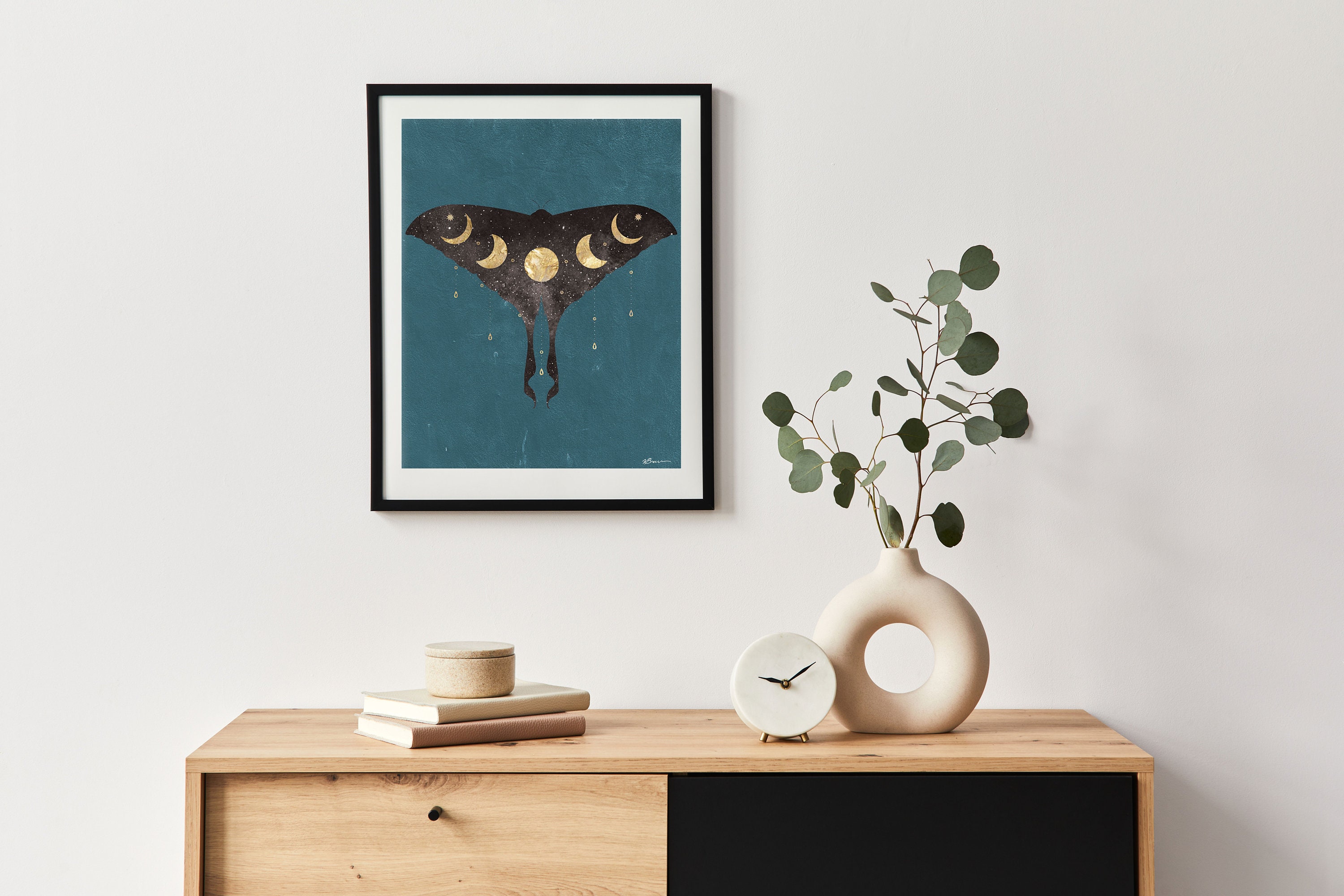 Lunar Moth Print - Digital Download - Etsy