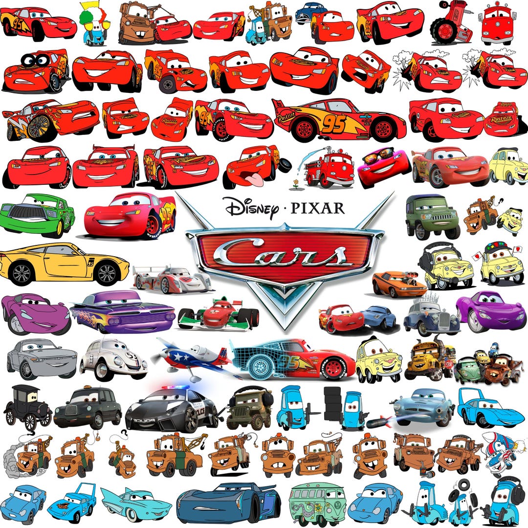 Cars SVG, 245 Mega Bundle, Cars Clipart, Rusteze, Planes and Cars ...