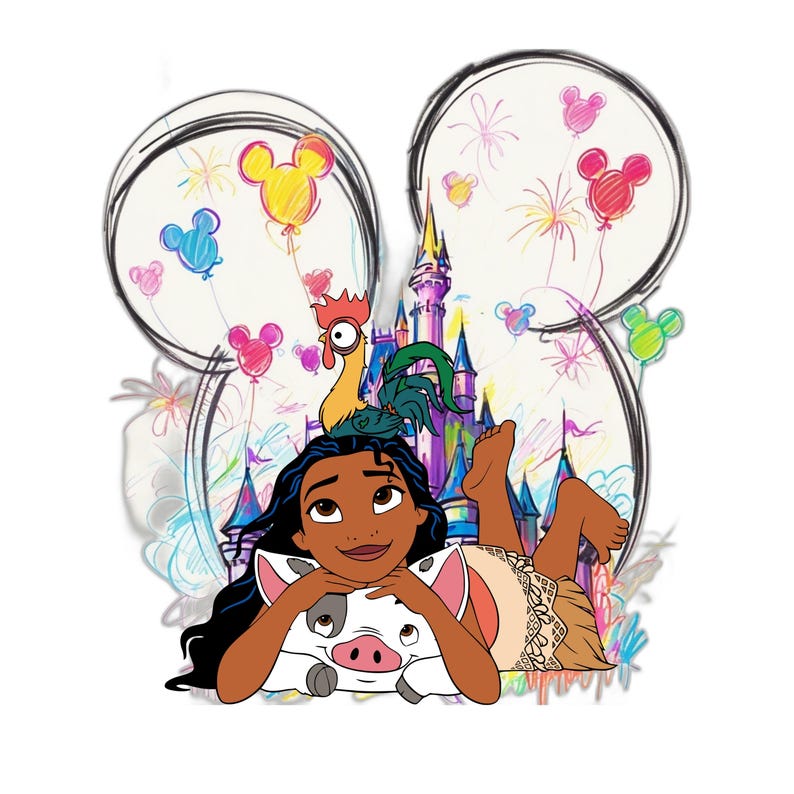 Moana PNG Bundle: Princess Clipart for DIY Crafts (digital Download - Etsy