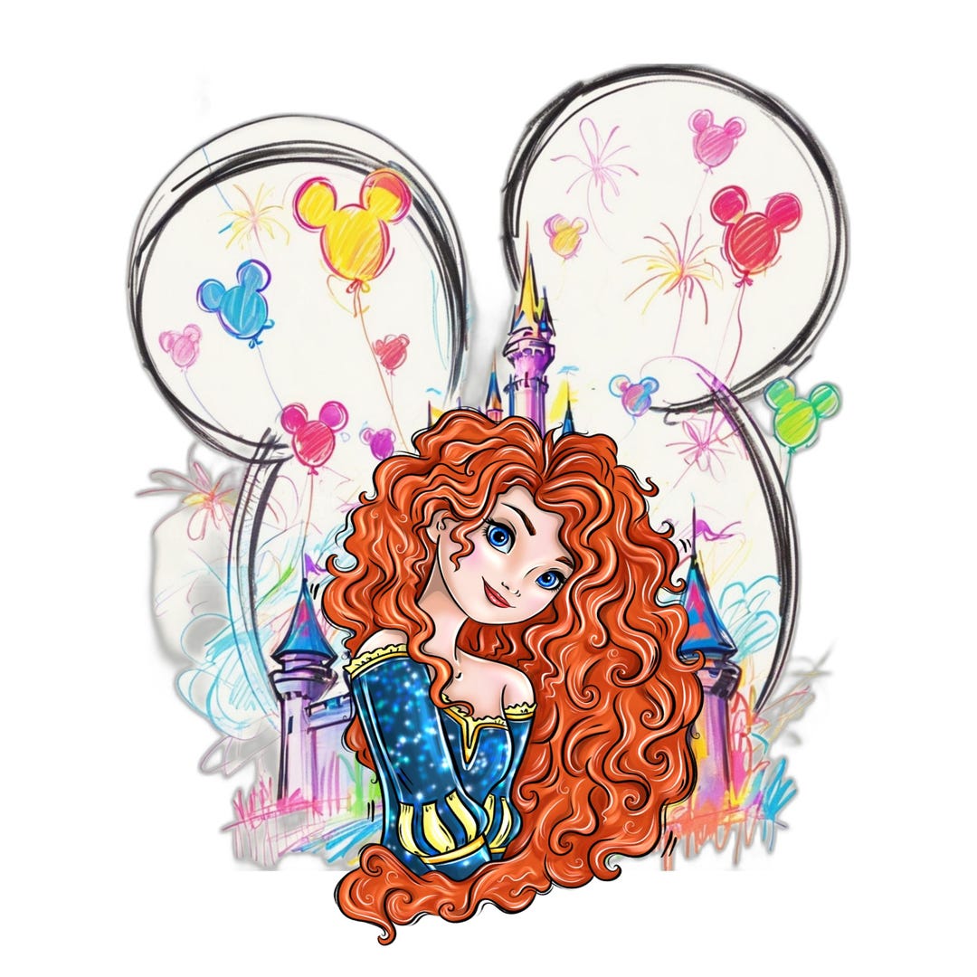Brave Png Bundle, Merida Png, Brave Png, Cricut, Clipart Digital ...