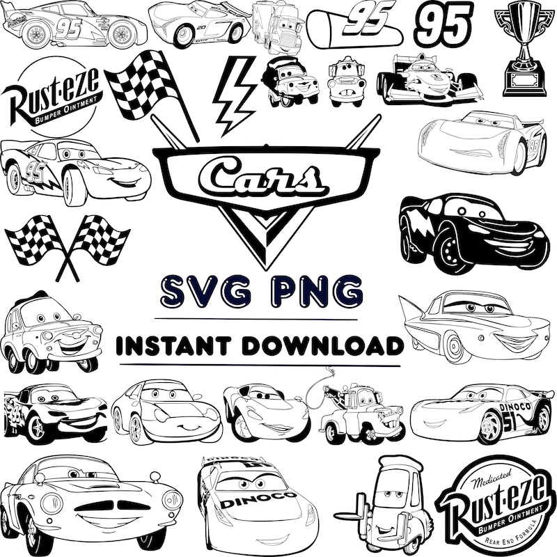 Cars Svg - Etsy