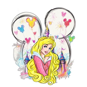Sleeping Beauty PNG Clipart Bundle: Aurora Princess Images (digital ...